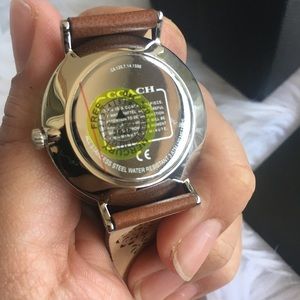 Coach | Accessories | New Coach Woman Brown Leather Strap Watch | Poshmark